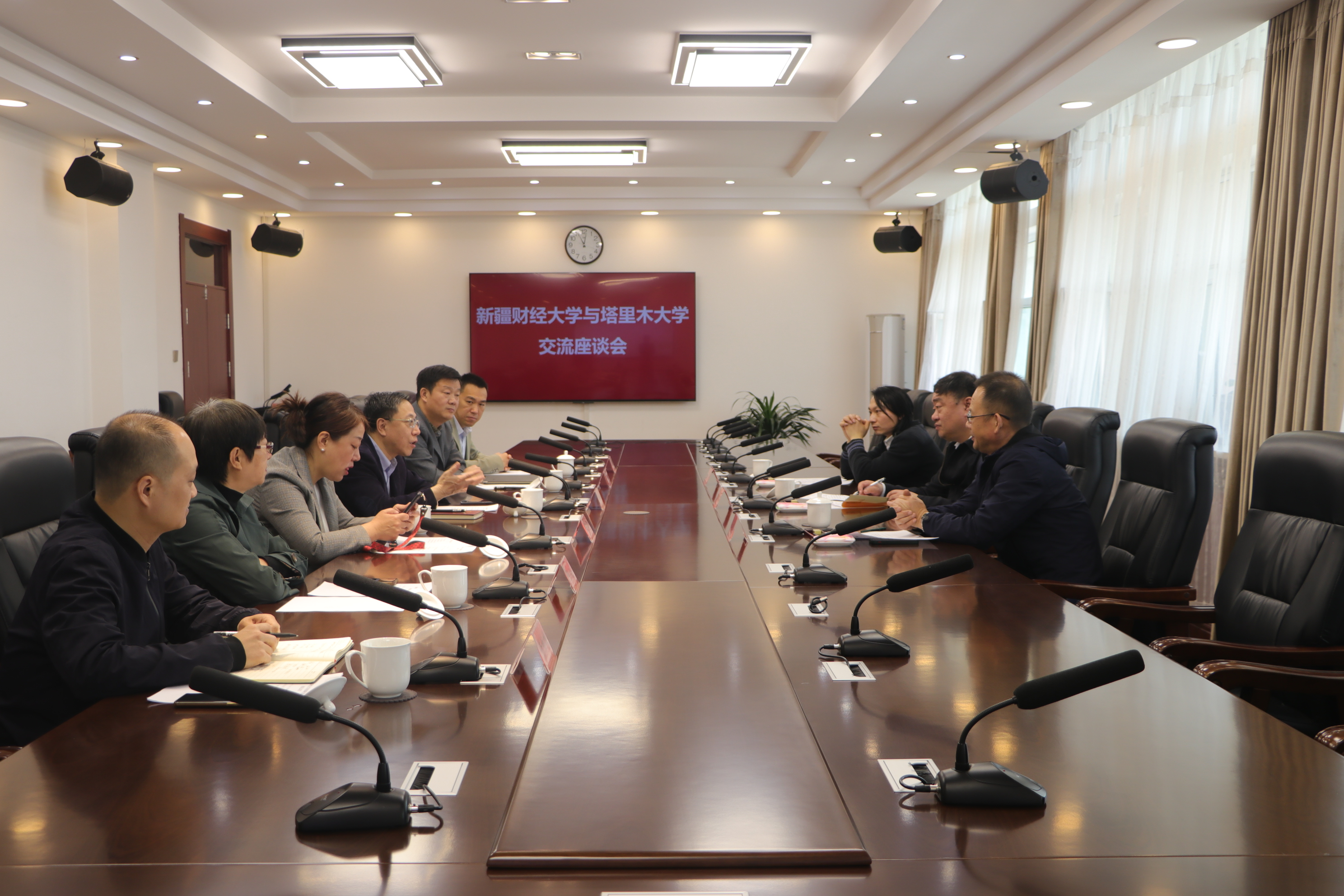 新疆财经大学党委常委、副校长孙猛来校访问-塔里木大学